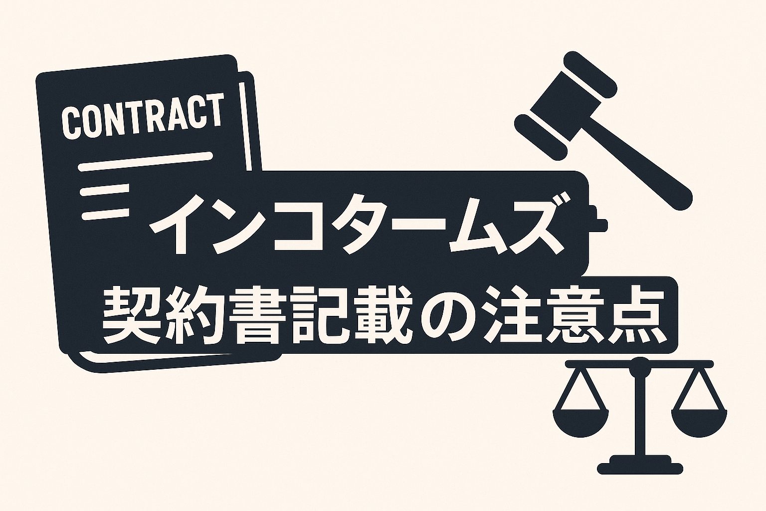 【契約担当者必読】インコタームズを契約書に記載する際の注意点とは？実務トラブルを防ぐためのポイント完全ガイド | YUSHUTSU