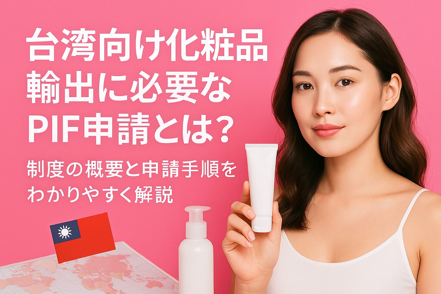 台湾向け化粧品輸出に必要なPIF申請とは？ | YUSHUTSU